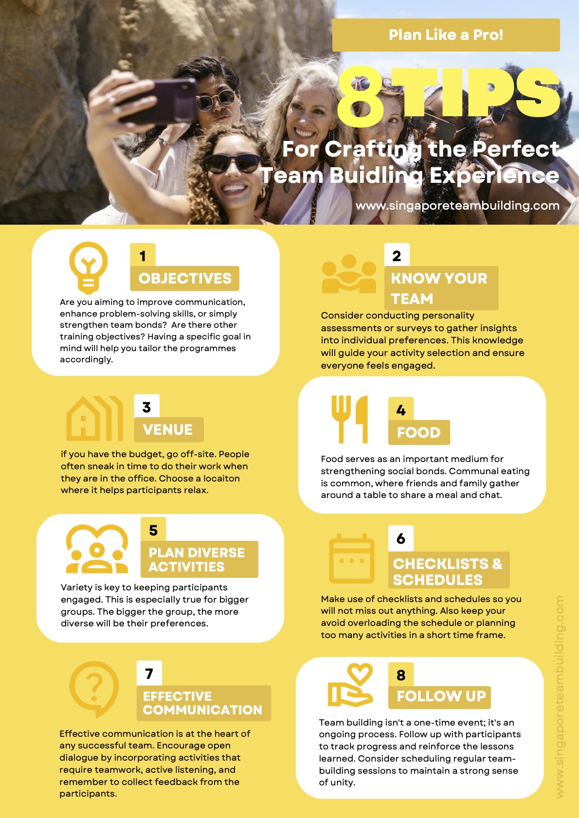 9 Tips for Crafting Perfect Team Building Experiences